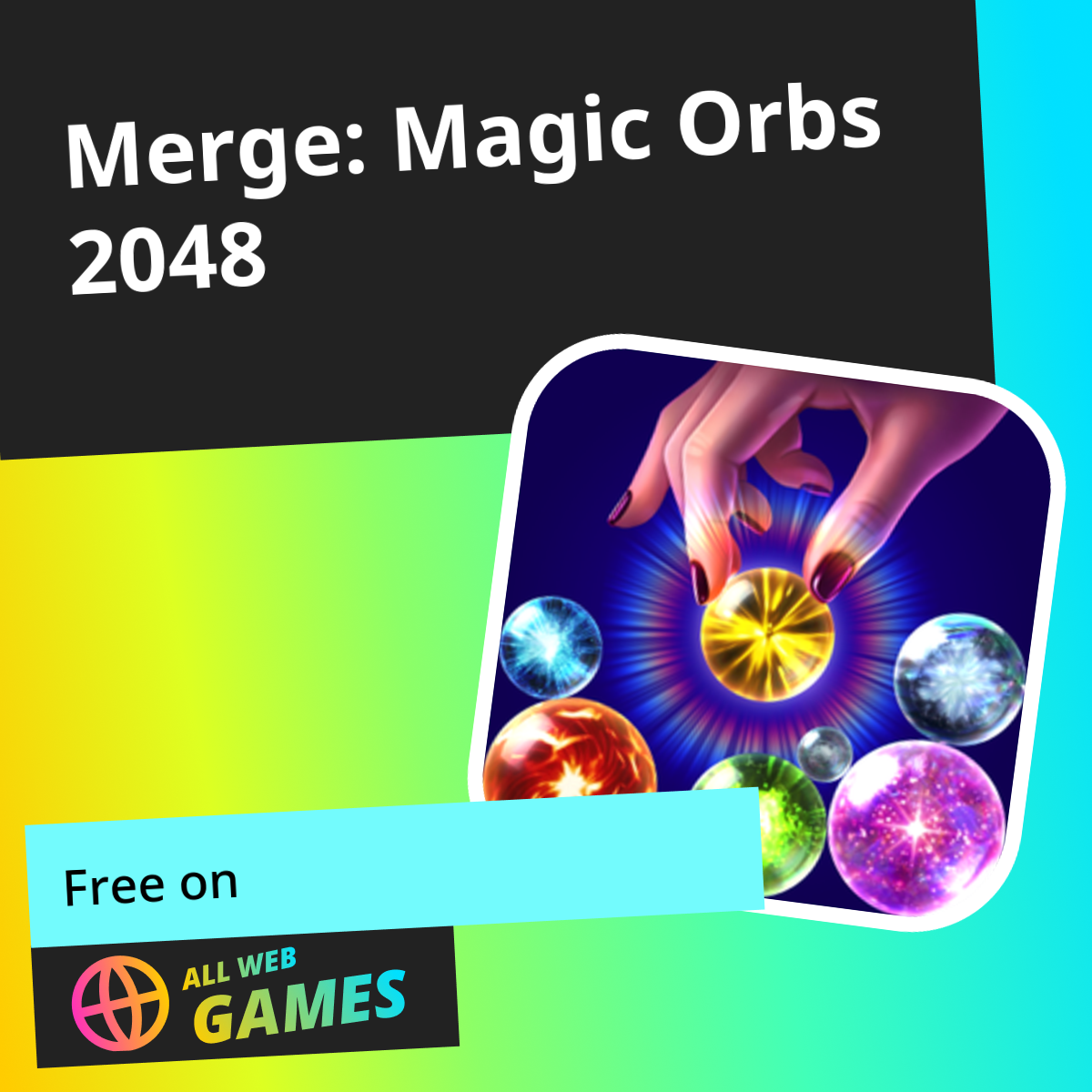 Merge: Magic Orbs 2048 (by Dimaizer): Play Online For Free On AllWebGames