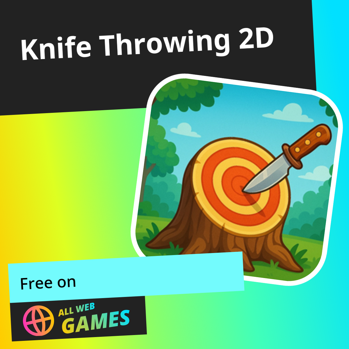 Knife Throwing 2D (by Strannye Igry): Play Online For Free On AllWebGames