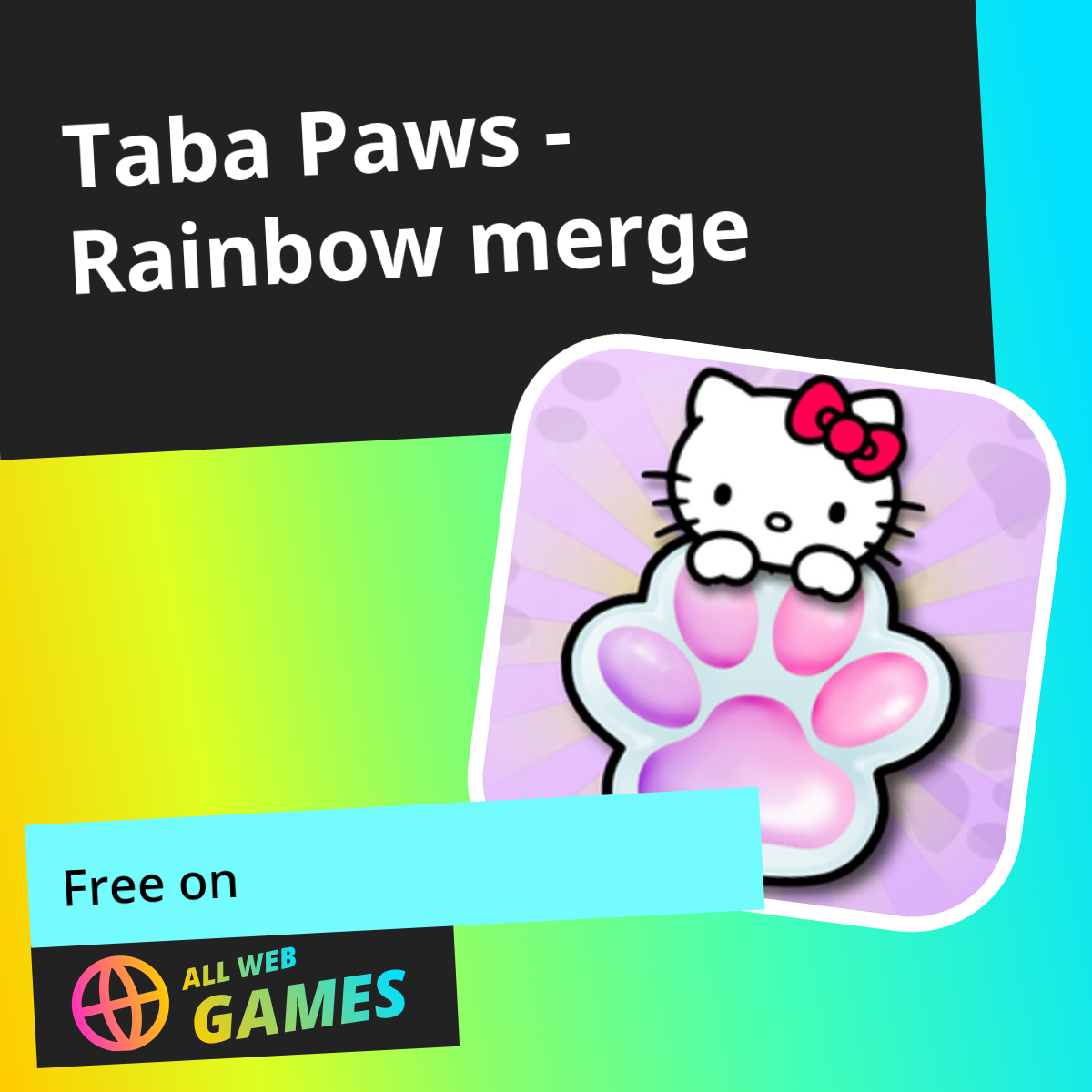 Taba Paws - Rainbow merge (by Kumiho): Play Online For Free On AllWebGames