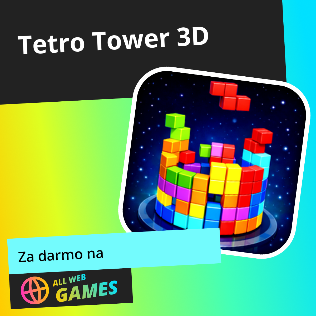 Tetro Tower 3D (autorstwa BRL Games): Graj online za darmo na AllWebGames