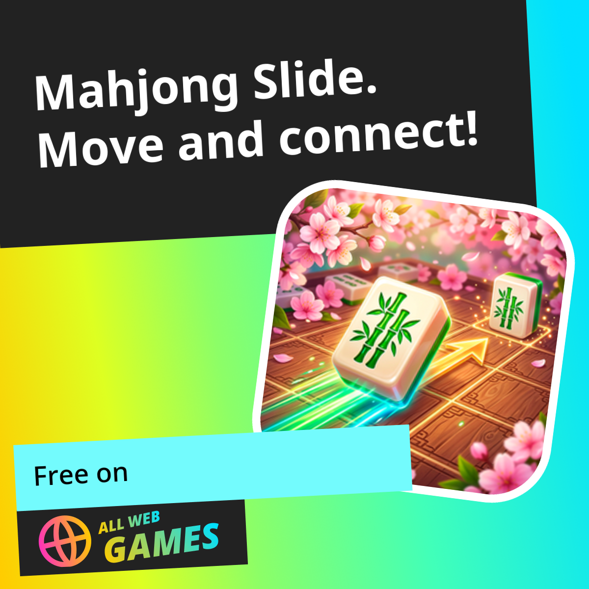 Mahjong Slide. Move and connect!: Play Online For Free On AllWebGames